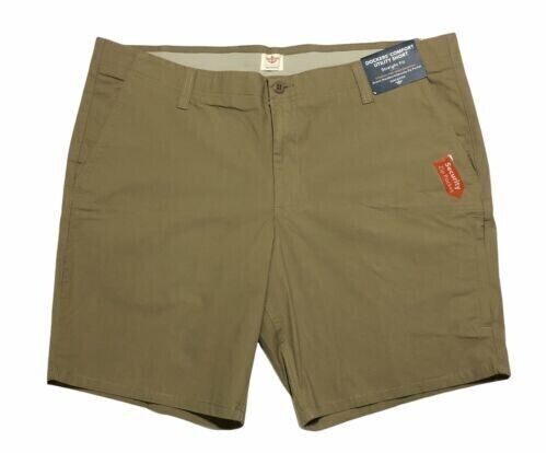 DOCKER COMFORT UTILITY SHORTS MEN NEW SECURITY POCKET KHAKI STRAIGHT ...