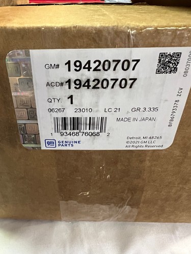 ACDelco GM Original Equipment 19420707 Throttle Body with Throttle ...