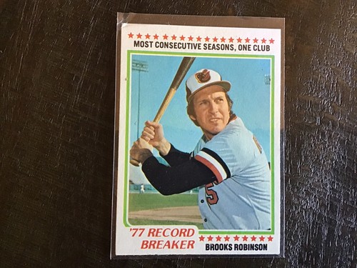 1978 Topps - Record Breaker #4 Brooks Robinson | eBay