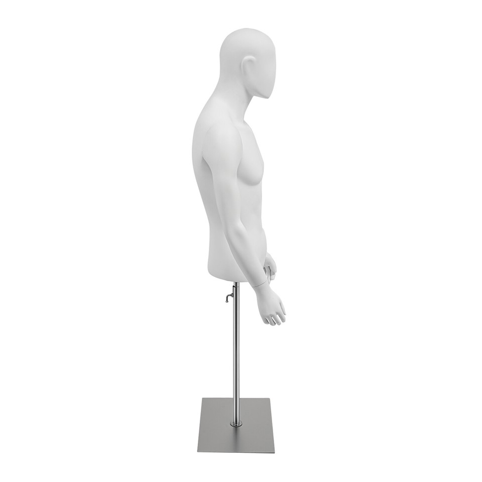 Male Mannequin Torso Manikin Dress Form 4.27-6.56ft Height Adjustable ...