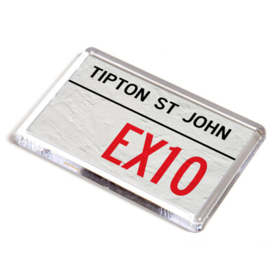 FRIDGE MAGNET - Tipton St John EX10 - UK Postcode | eBay UK