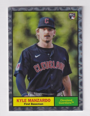 2024 Topps Archives ENDCAP FOIL #36 KYLE MANZARDO RC Rookie Cleveland ...