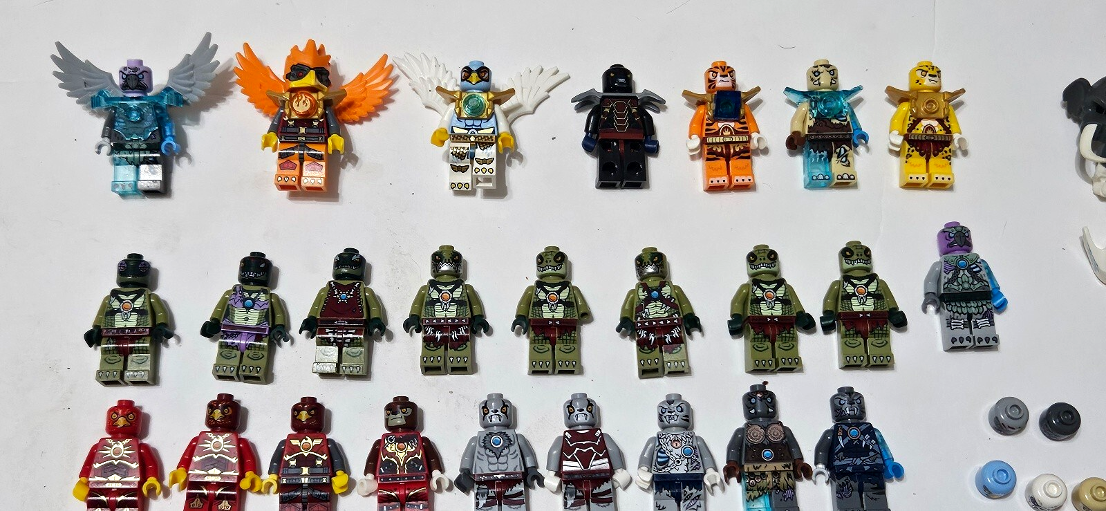 Lego Chima Minifigure Lot Minifigures Weapons Masks Accessories | eBay