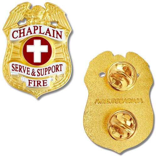 Fire Chaplain Serve & Support - First Responder - Mini Badge Pin | eBay