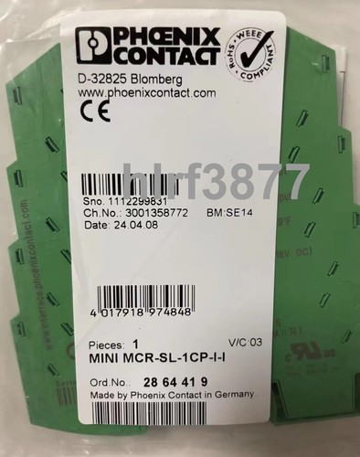 1pc Phoenix Contact MINI MCR-SL-1CP-I-I Passive Isolator 2864419 By ...