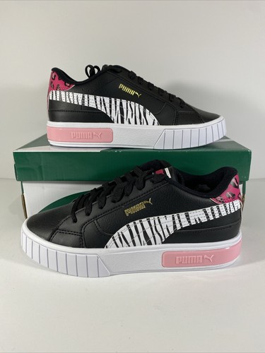 Size 5.5 (GS) - PUMA Cali Star Summer Roar Low Black for sale online | eBay