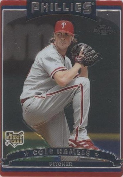 2006 Topps Chrome - Rookie Logos #CRC13 Cole Hamels /599 (RC) for sale ...