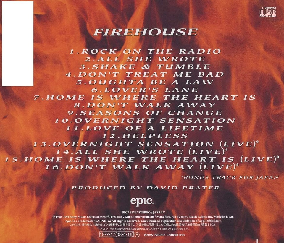 Firehouse Firehouse (CD) (UK IMPORT) | eBay