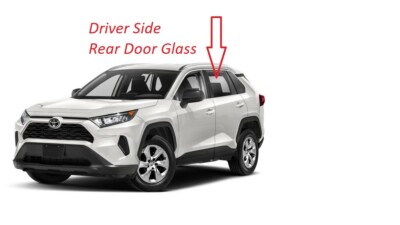 Fits 2019-2023 Toyota RAV4 Driver Side Left REAR Door Glass Window Dark ...