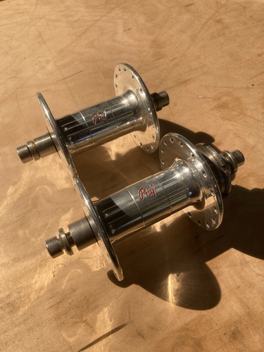 Phil Wood High Flange Fixed Gear Hub Set 32H Polished 100/120mm | eBay
