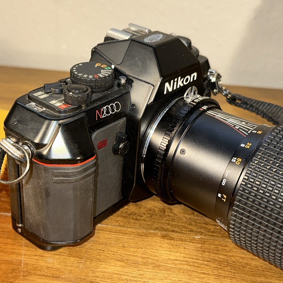 Nikon N2000 Camera, flash, Lens Working Excellent Condition Personal ...