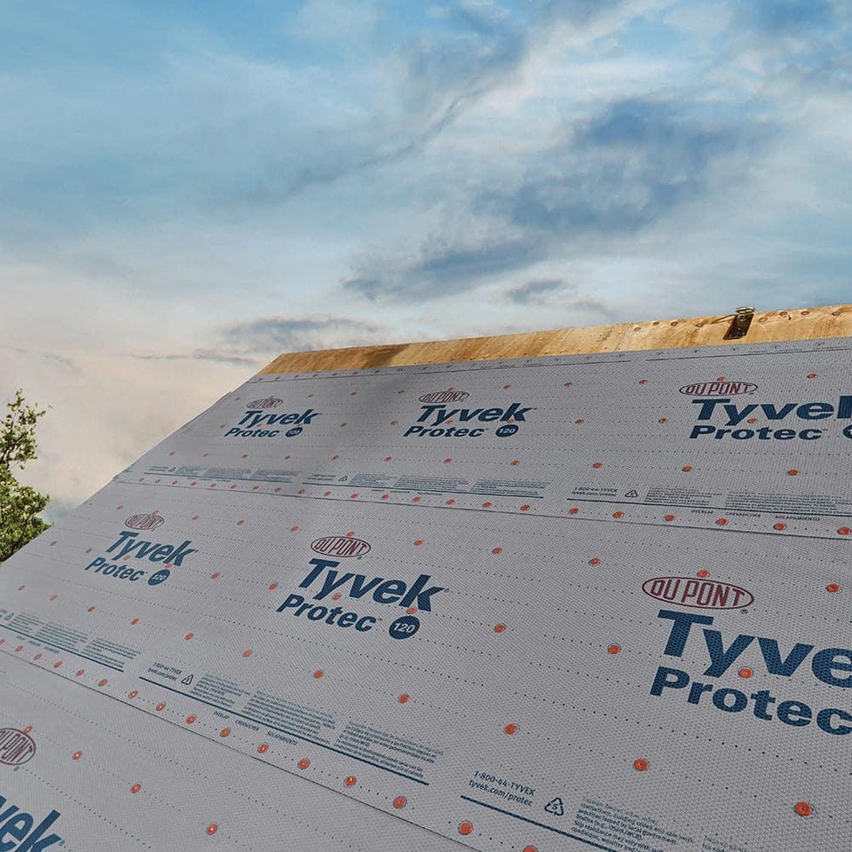 DuPont Tyvek Protec Underlayment 48" x 250' Water Resistant Synthetic Fiber Gray 83014403609| eBay