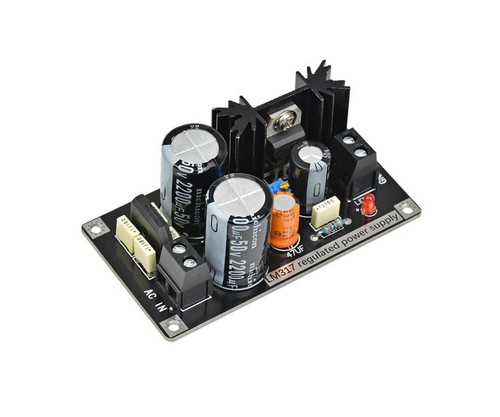 Adjustable Regulated Power Supply Board LM317 AC-DC with Rectifier ...