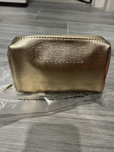 CHANTECAILLE METALLIC GOLD TEXTURED MAKE UP BAG | eBay