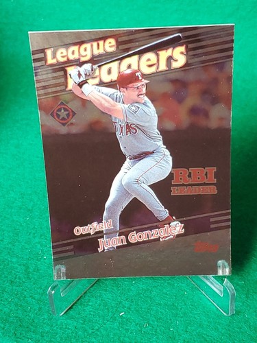 1999 Topps Juan Gonzalez League Leaders Texas Rangers #226 | eBay