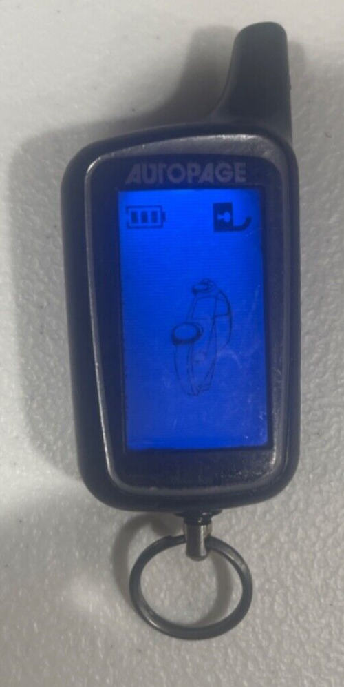 Autopage 2-Way LCD Security-Alarm Keyfob Transmitter H50TR29-Tested | eBay