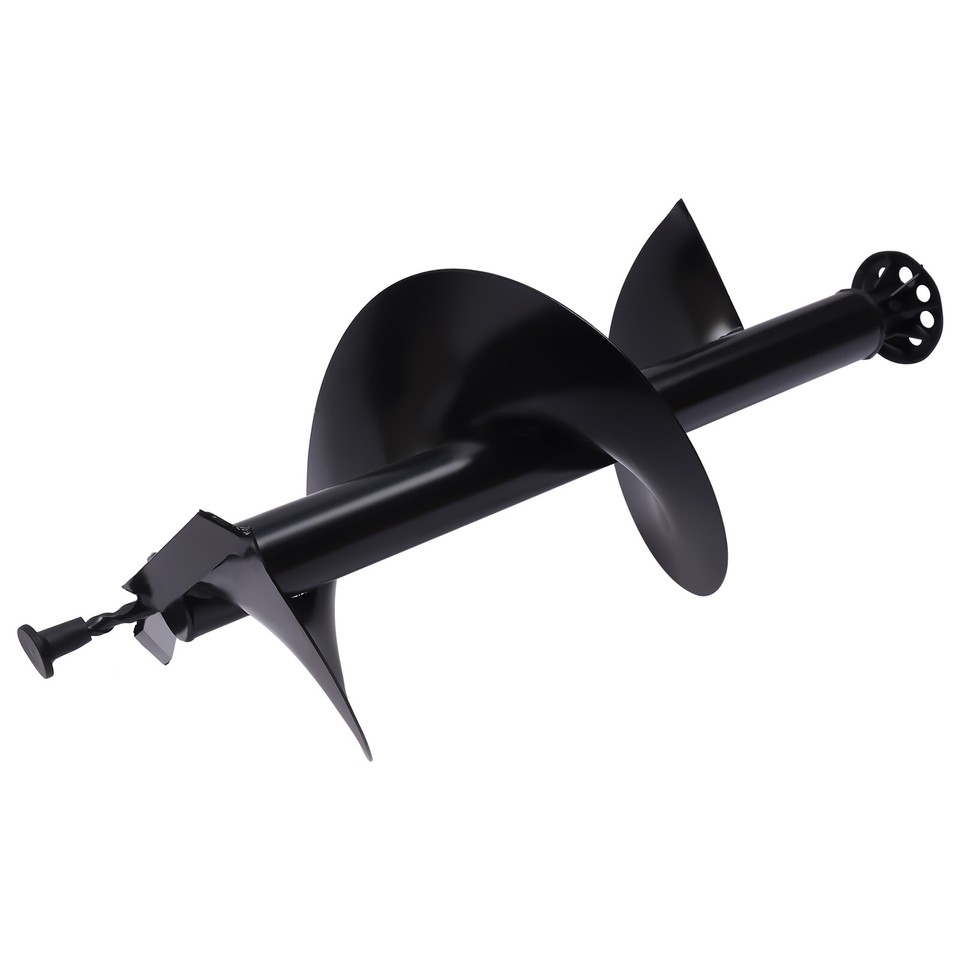 63CC 3HP Post Hole Digger Gas Powered Earth Auger Borer Wheelbarrow ...