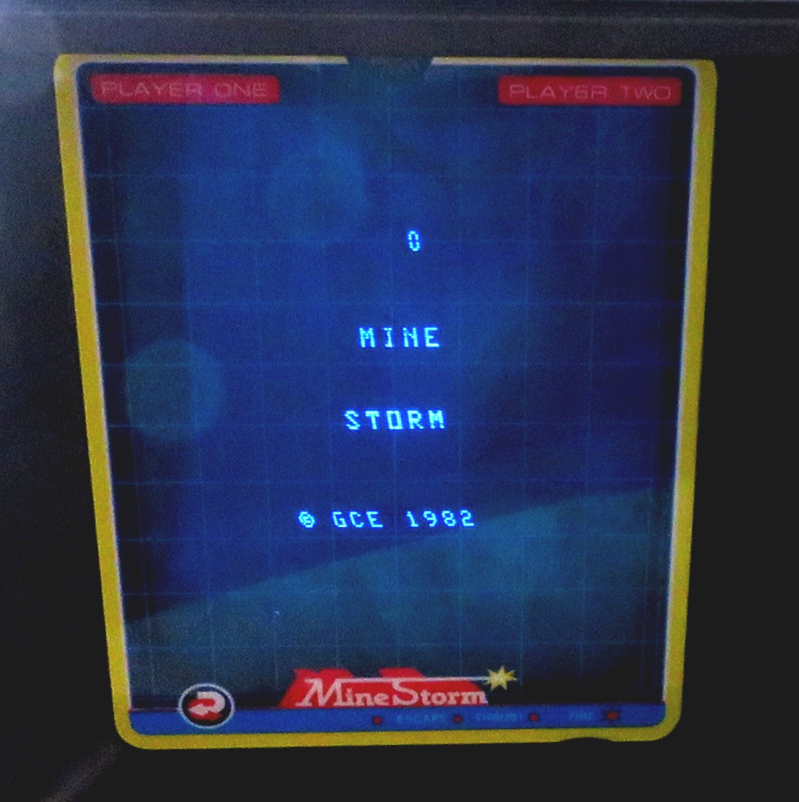 1982 VECTREX ARCADE SYSTEM CONSOLE HP 3000 MINESTORM VIDEO GAME ...