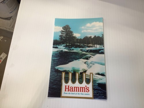 Hamm’s Hamms Beer Sign Part WINTER replacement scene (reproduction) | eBay