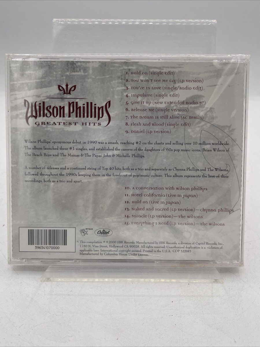 Wilson Phillips Greatest Hits Song Of The Day (11/21/2024): "HOLD ON"
