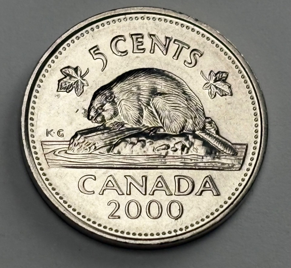 *EXTREMELY RARE!* 2000P TRIPLE P ERROR CANADA 5 CENT 2000 P NICKEL COIN ...