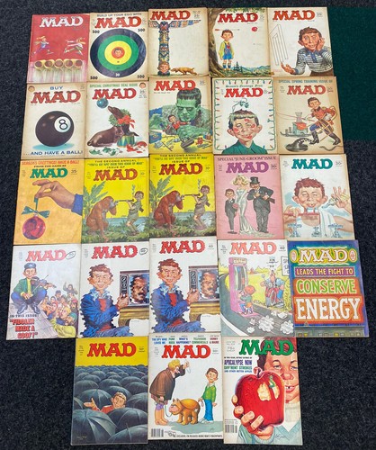Mad Magazine Lot 23 BOOKS! Frankenstein Cover #70 To #175 paperback ...