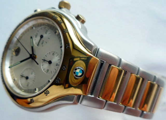 Classic BMW Car M Style Automatic Chronograph Watch Power Motorsport ...