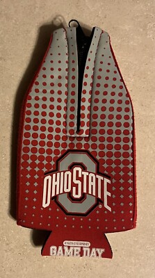 Ohio State Buckeyes BOTTLE HOLDER COOZIE KOOZIE COOLER WITH ZIPPER | eBay