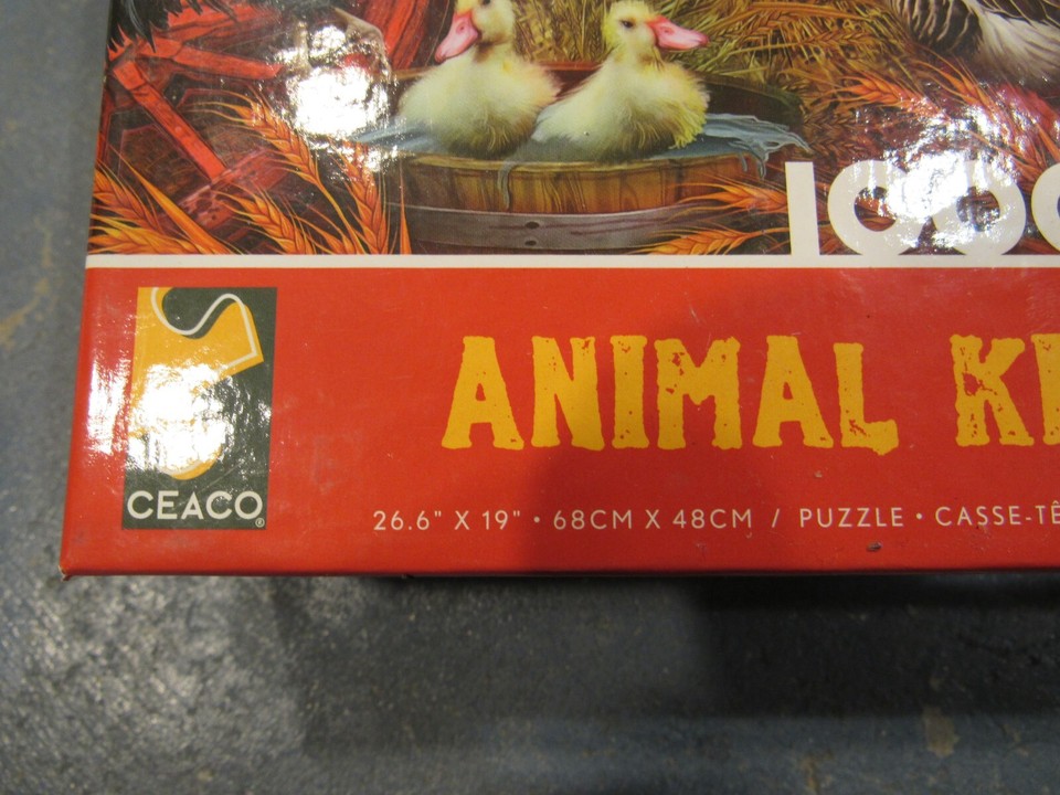 Animal Kingdom Jigsaw Puzzle - 1000 Pieces - Farm Animals - Ceaco | eBay