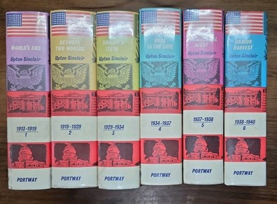 Upton Sinclair The worlds end (Lanny Budd) complete 11 vols Pulitzer HB ...