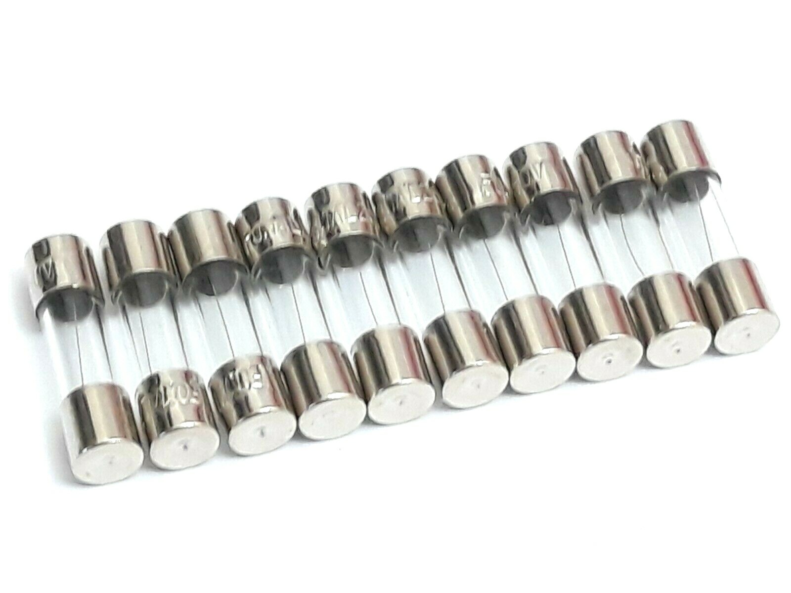 SET OF 10 NEW F0.2 AL 250V F0.2AL250V 0.2A 5MM x 20MM FUSES F0.2AL FAST ...
