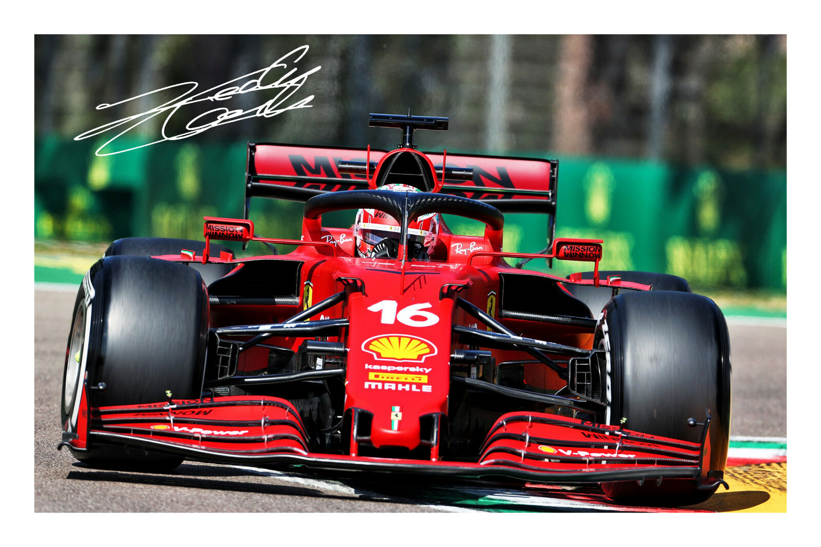 Charles Leclerc Signed A4 Photo Print Autograph 2021 | eBay UK