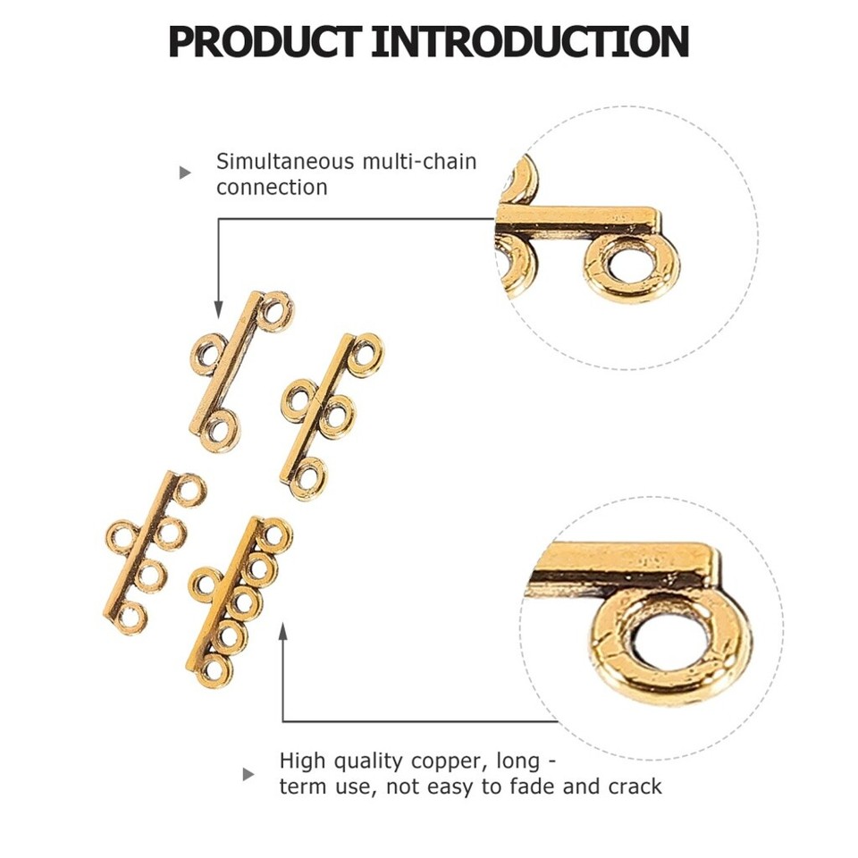 40pcs necklace connectors bracelet clasps Jewelry Making Clasp necklet ...