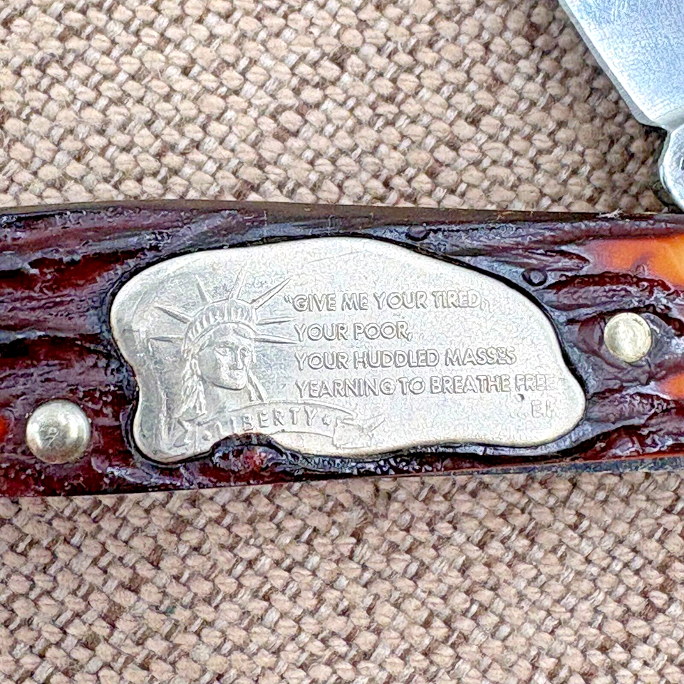 1975 Boker Great American Story Knives 1774 “Liberty “ Stockman Knife ...