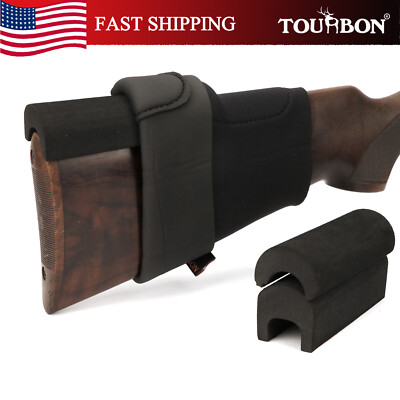 TOURBON Neoprene Gun Buttstock Comb Raiser - Black with 3 EVA Height ...