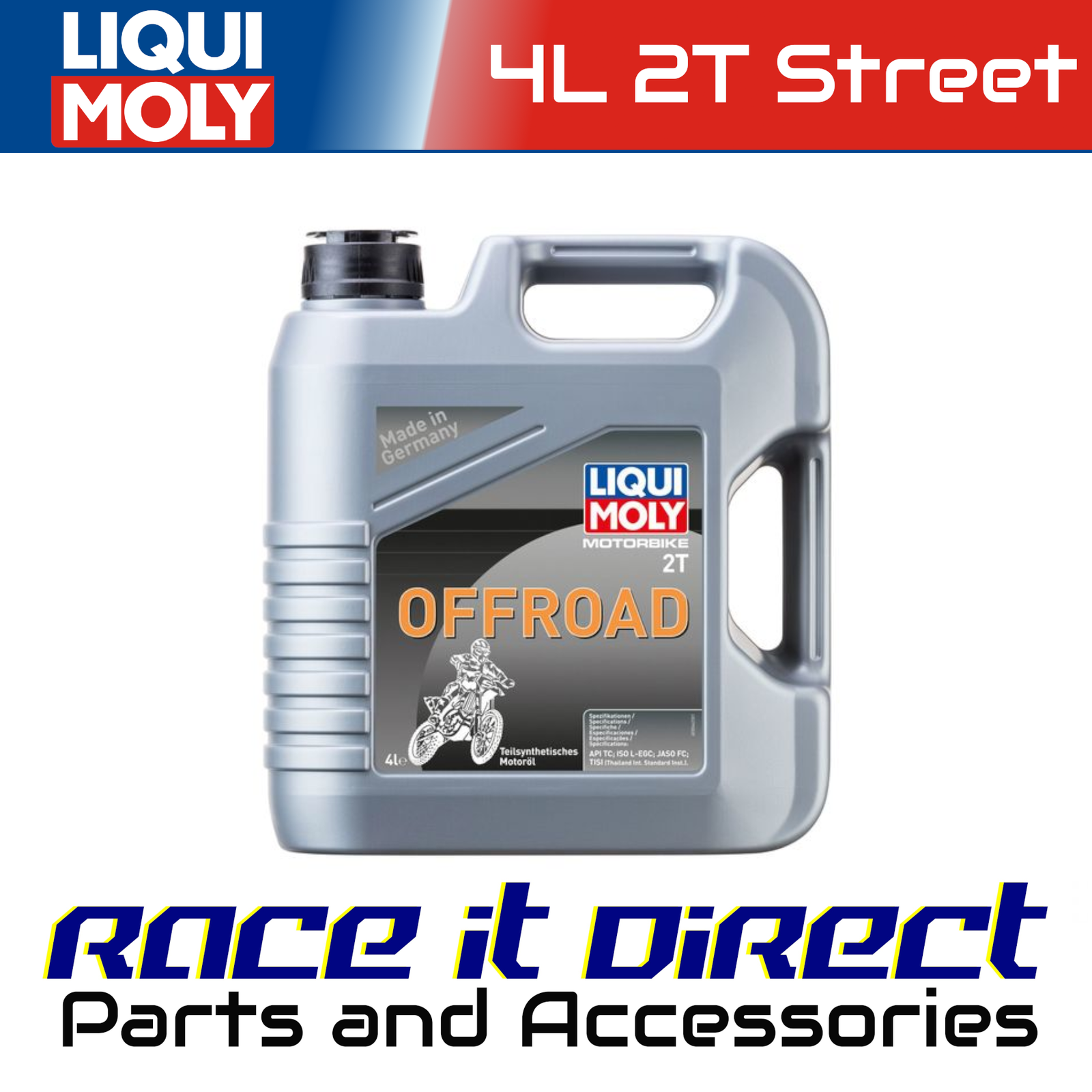 Liqui Moly 2T Oil For Bombardier DS 90 2-Stroke 2002-2006 OFF ROAD 2 ...
