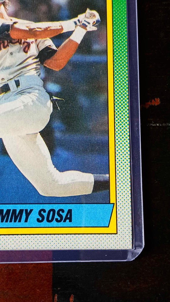 1990 Sammy Sosa Topps Rookie Baseball Card #692 RC DOB ERROR 👀 LOOK! 👀 ...