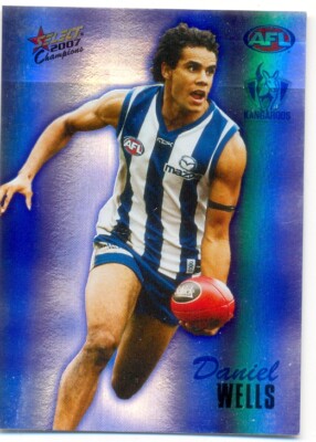 2007 SELECT AFL CHAMPIONS SILVER FOIL CARD #103 Daniel Wells ...