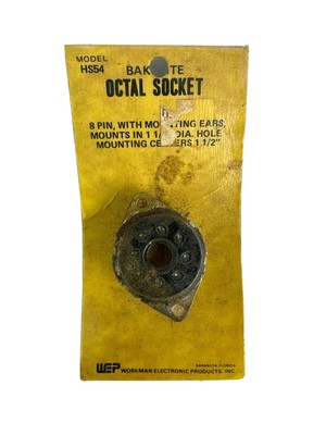 Workman 8 Pin Octal Socket With Mounting Ears HS54 | eBay