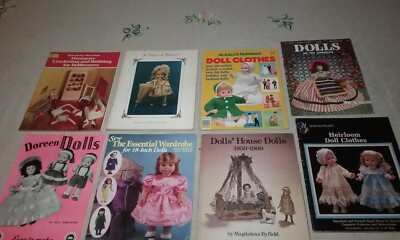 Vintage Doll Books Magazines Clothes Making & Miniatures lot of 8 | eBay