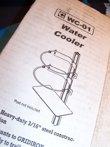 NEW GRIDIRON WATER COOLER Bracket for Body Racks Rack Holders WC-01 OEM ...