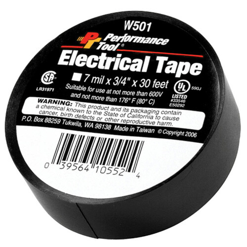PERFORMANCETOOL W501 ELECTRICAL TAPE 3 4 X 30 | eBay