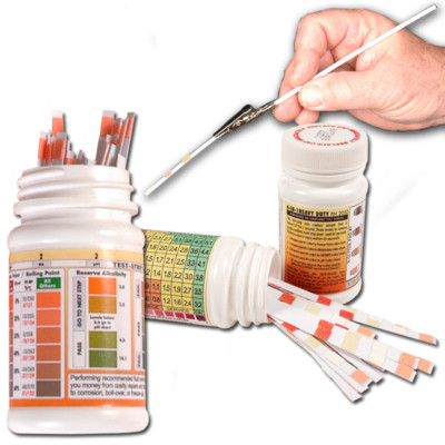 Diesel Radiator Coolant Test Strips "4-Way" Heavy-Duty Trucks ...