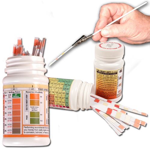 Diesel Radiator Coolant Test Strips "4-Way" Heavy-Duty Trucks ...