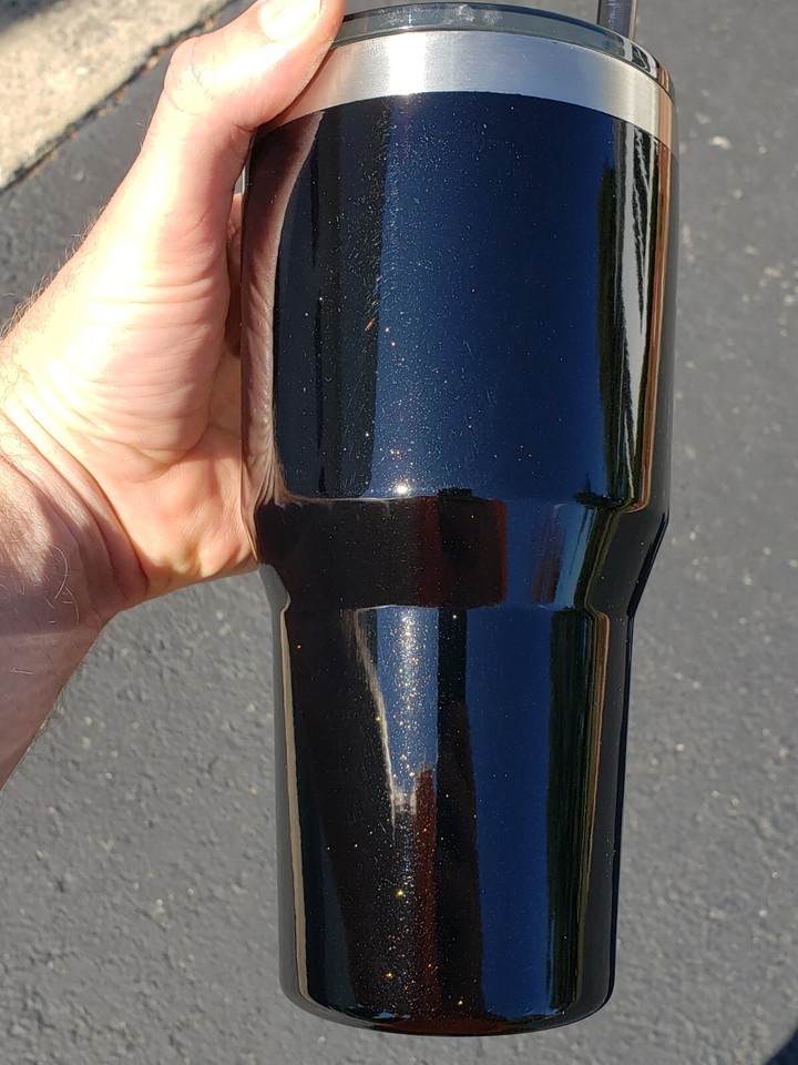 Black Metallic Sparkle Powder Coating Paint 1LB - High Gloss - USA Made ...