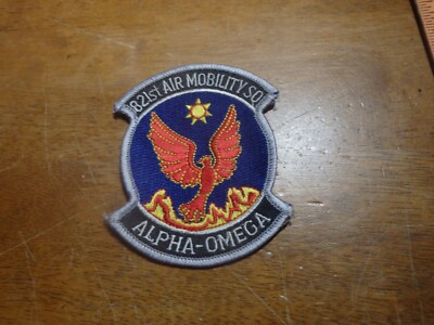 U S NAVY 821st AIR MOBILITY SQUADRON PATCH BX# AAA#11 | eBay