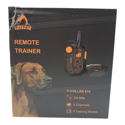 PatPet Remote Trainer P-Collar 910 2 Ch 3 Mode (New, Open BOX) | eBay