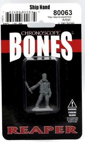 Reaper 80063 Ship Hand (Chronoscope Bones) Sailor Pulp Modern Crewman ...