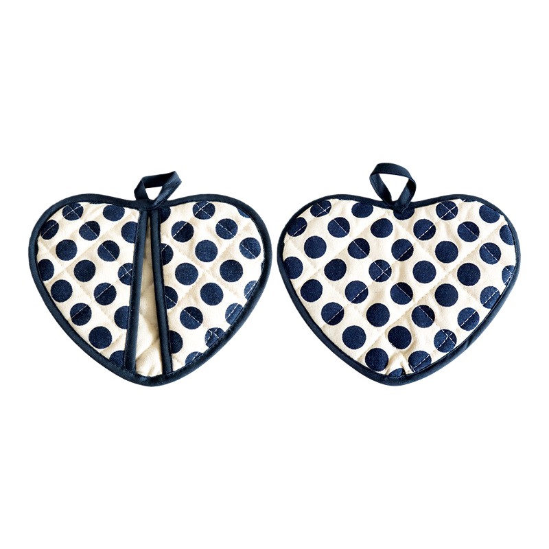 2Pcs Heart-shaped Hand Clip Heat Insulation Pad Coaster Anti-scalding ...