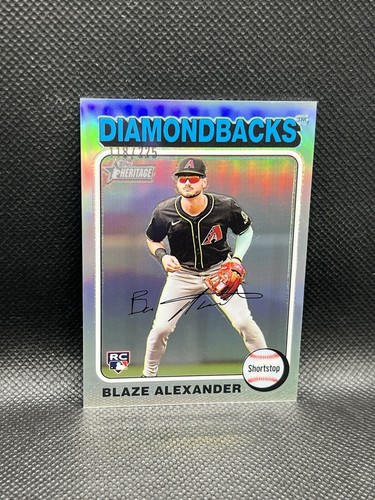 2024 Topps Heritage High Number - Blaze Alexander #629 Chrome Silver ...